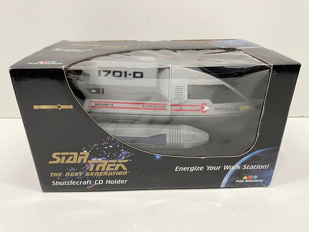 Star Trek Next Generation Shuttlecraft Magellan CD Holder 1997, Sealed ...
