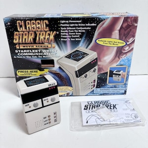 Star Trek Classic Starfleet Wrist Communicator WORKING W/ Box ...