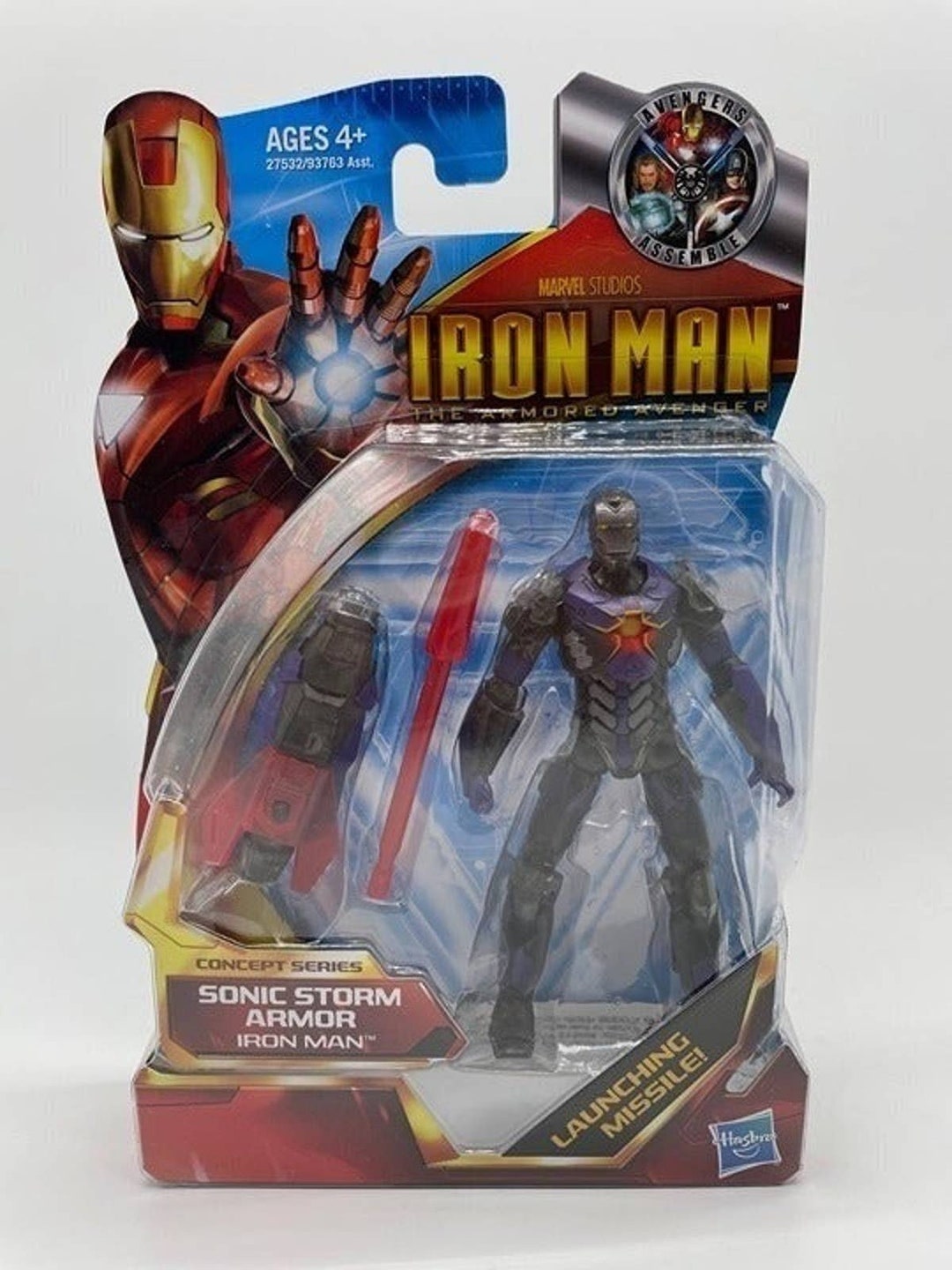 Marvel Iron Man Concept Series 45 Sonic Storm Armor Figure New - Etsy