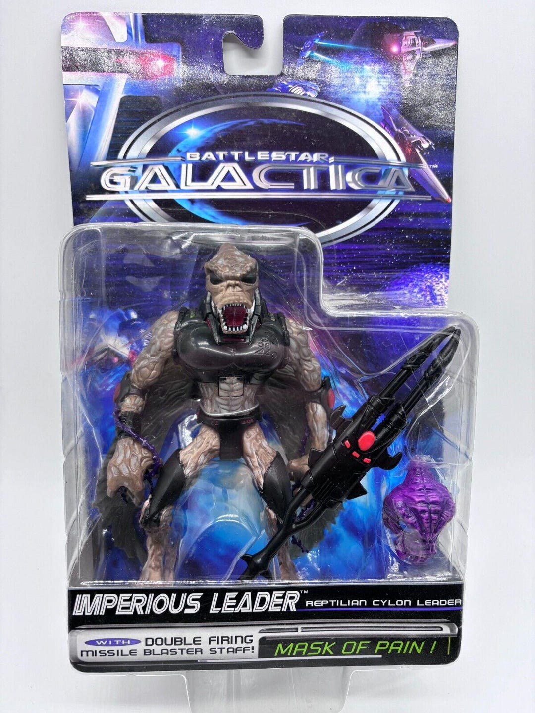 Battlestar Galactica Imperious Leader Action Figure, Trendmasters 1996 ...