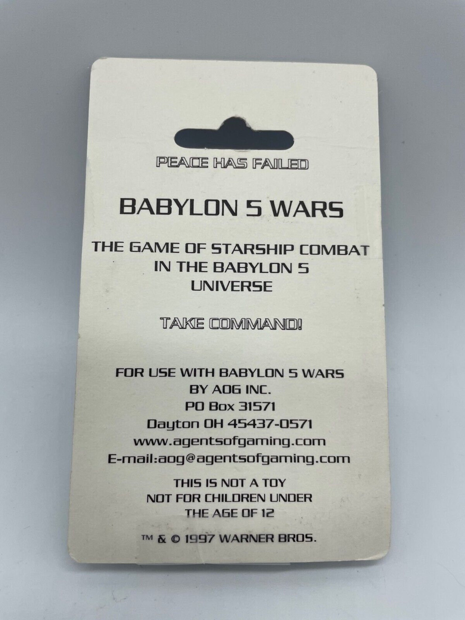 Babylon 5 Wars BW-260 Centauri Rutarian Strike Fighter Ship/game Set ...