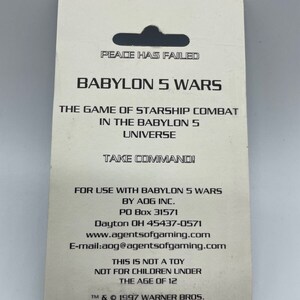 Babylon 5 Wars BW-260 Centauri Rutarian Strike Fighter Ship/game Set ...