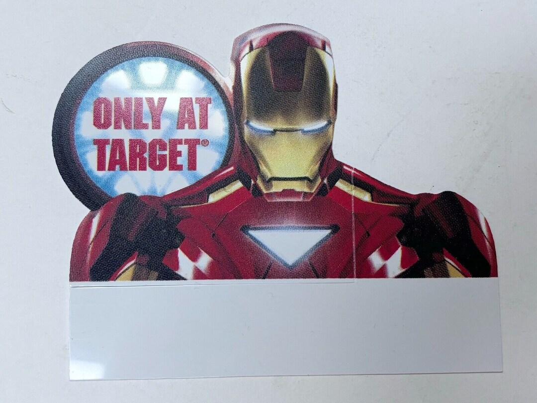 Marvel Iron Man 2 Target Store Shelf Talker Display Sign, Avengers - Etsy