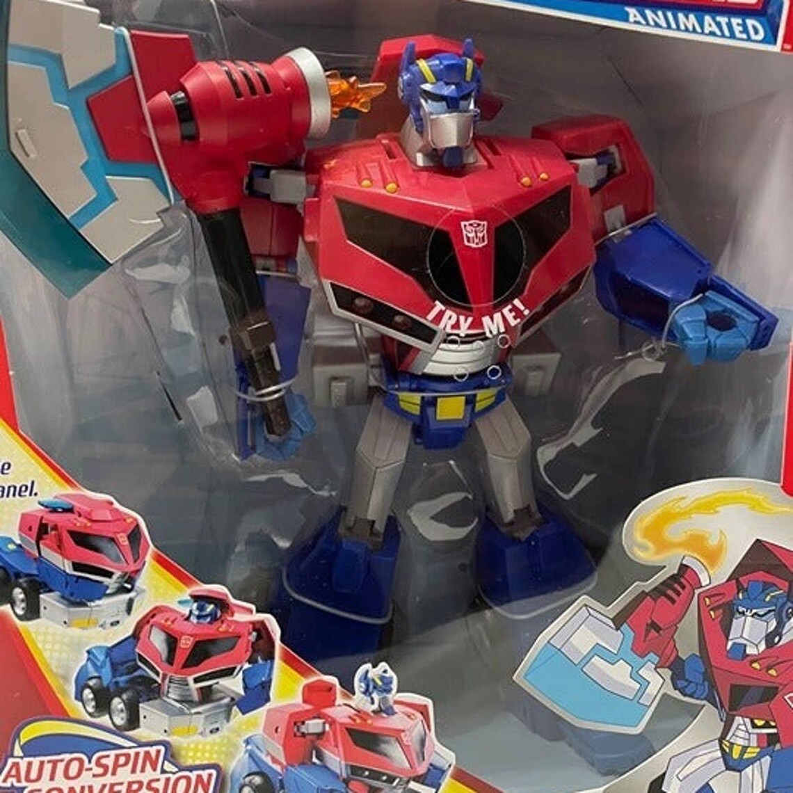 Transformers Animated Roll Out Command Optimus Prime Set, Hasbro - Etsy