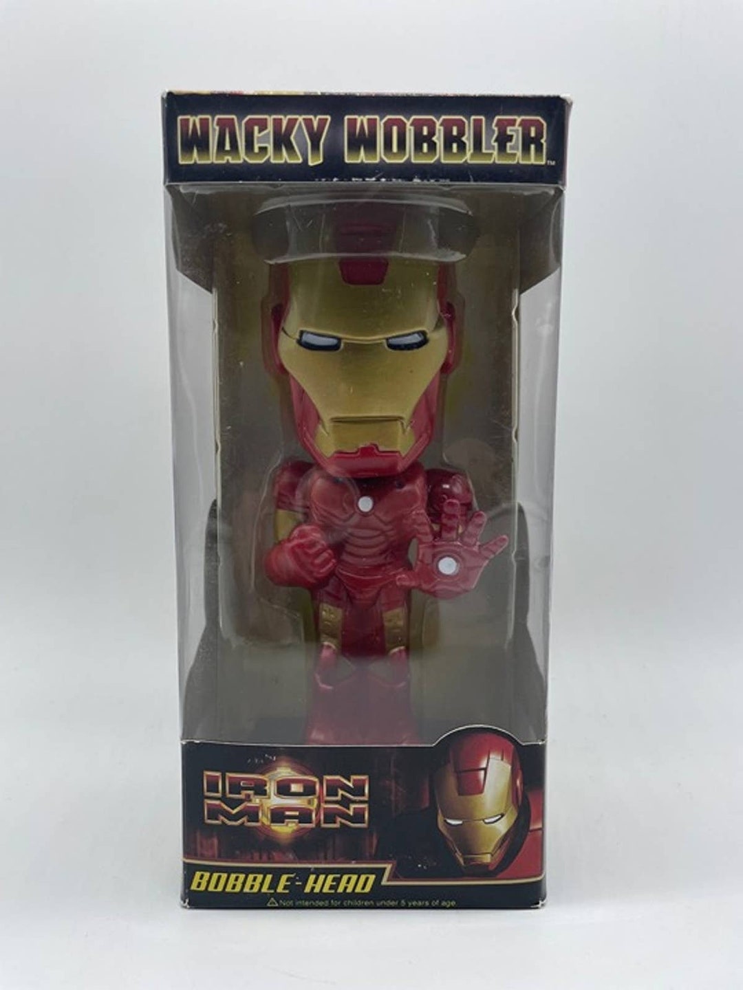 Marvel Funko Wacky Wobbler Iron Man Bobblehead Pop - Etsy