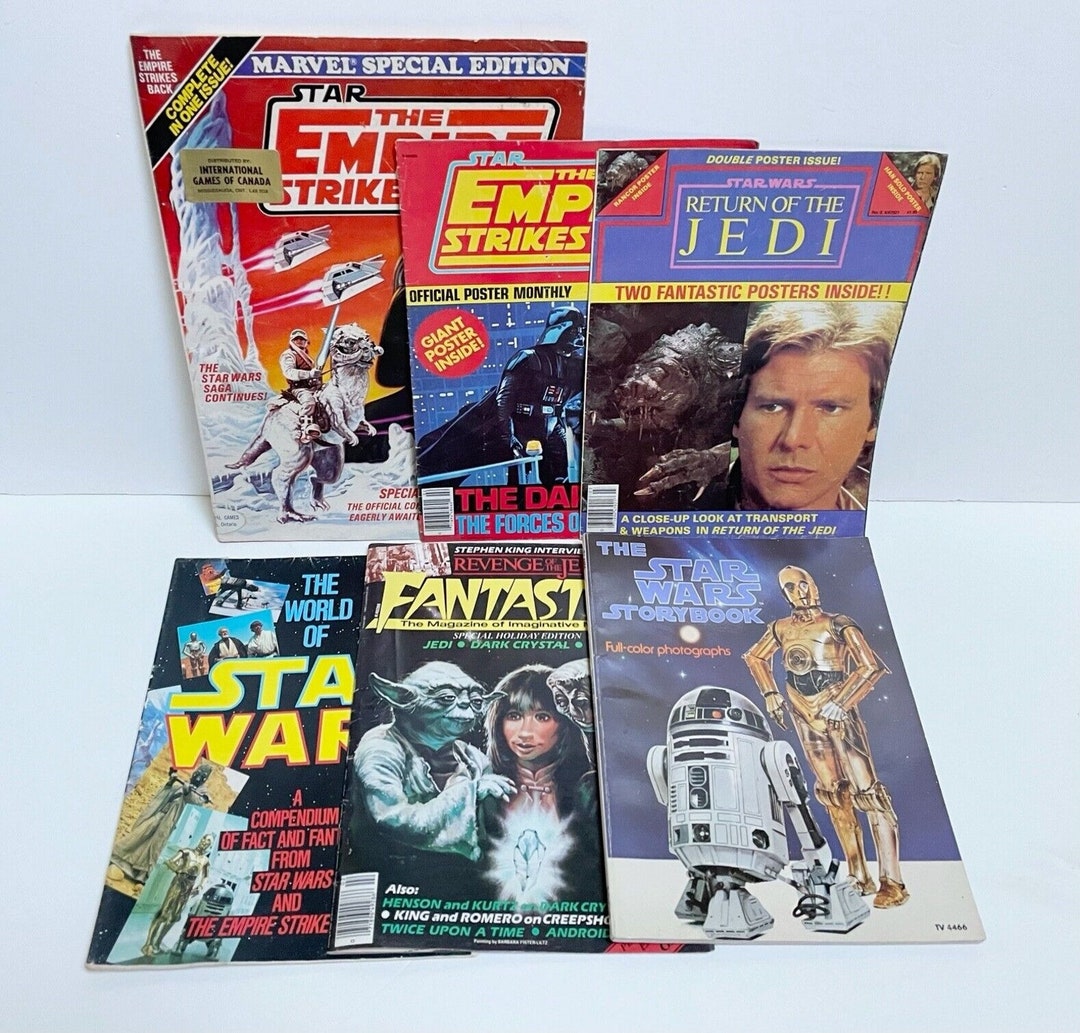 Star Wars Vintage Marvel Comics and Books Lot of 6, ESB ROTJ ANH - Etsy