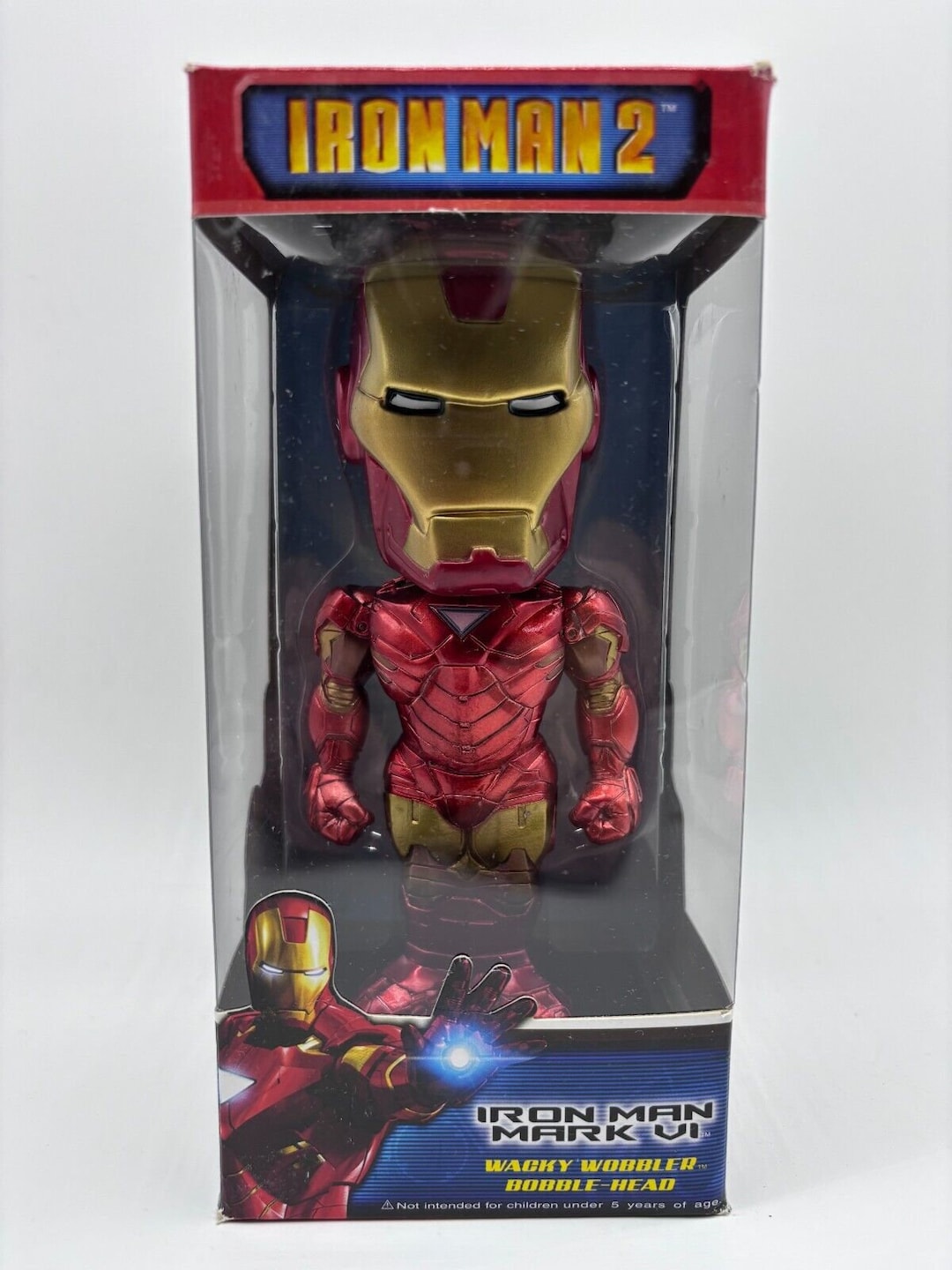 Marvel Funko Wacky Wobbler Iron Man Mark VI Bobblehead, 2007 Pop - Etsy