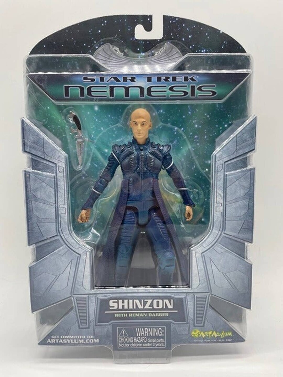 Star Trek Nemesis Shinzon Action Figure, Art Asylum NIB 2002 - Etsy