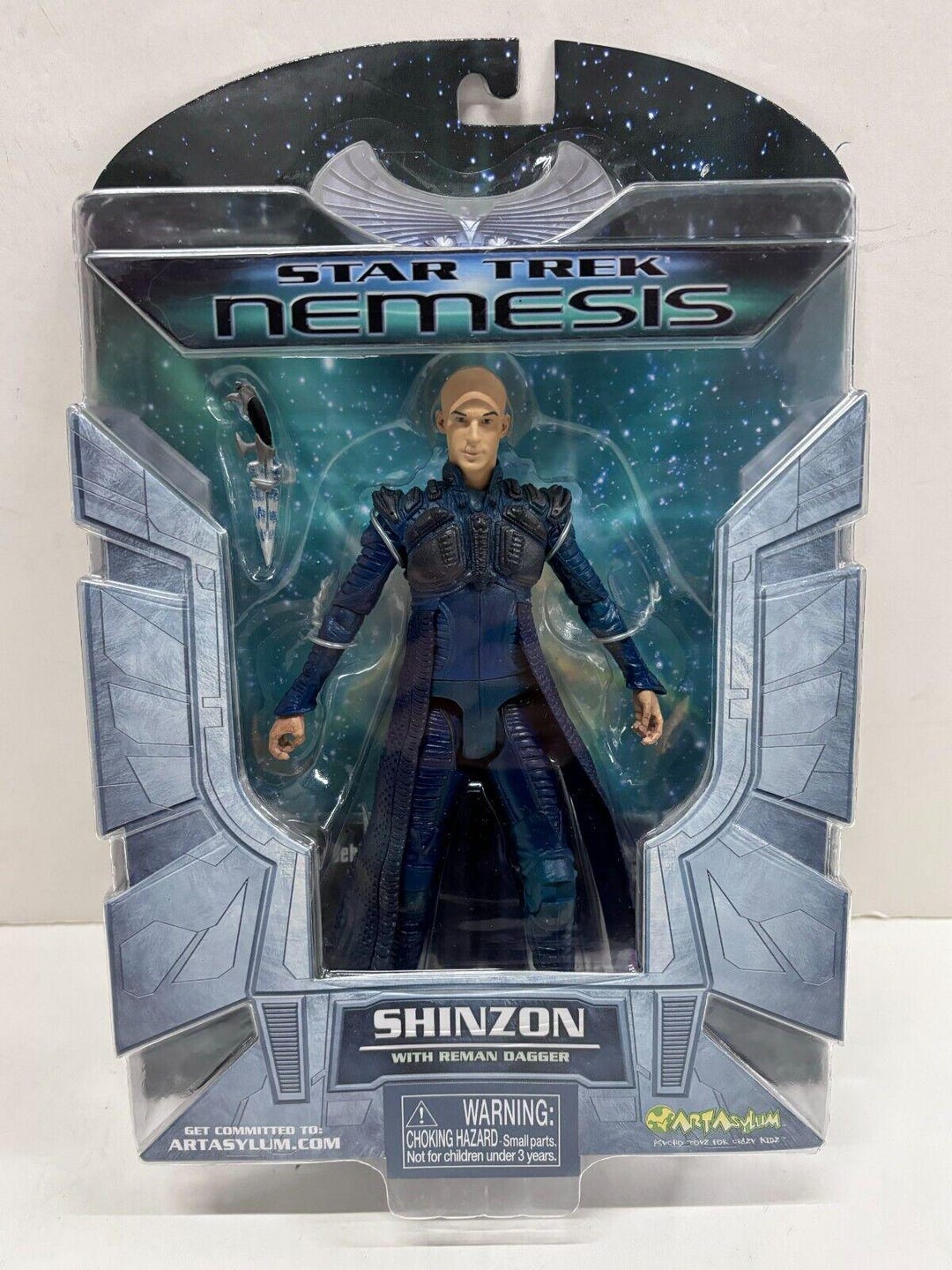Star Trek Nemesis Shinzon Action Figure, Art Asylum NIB 2002 - Etsy