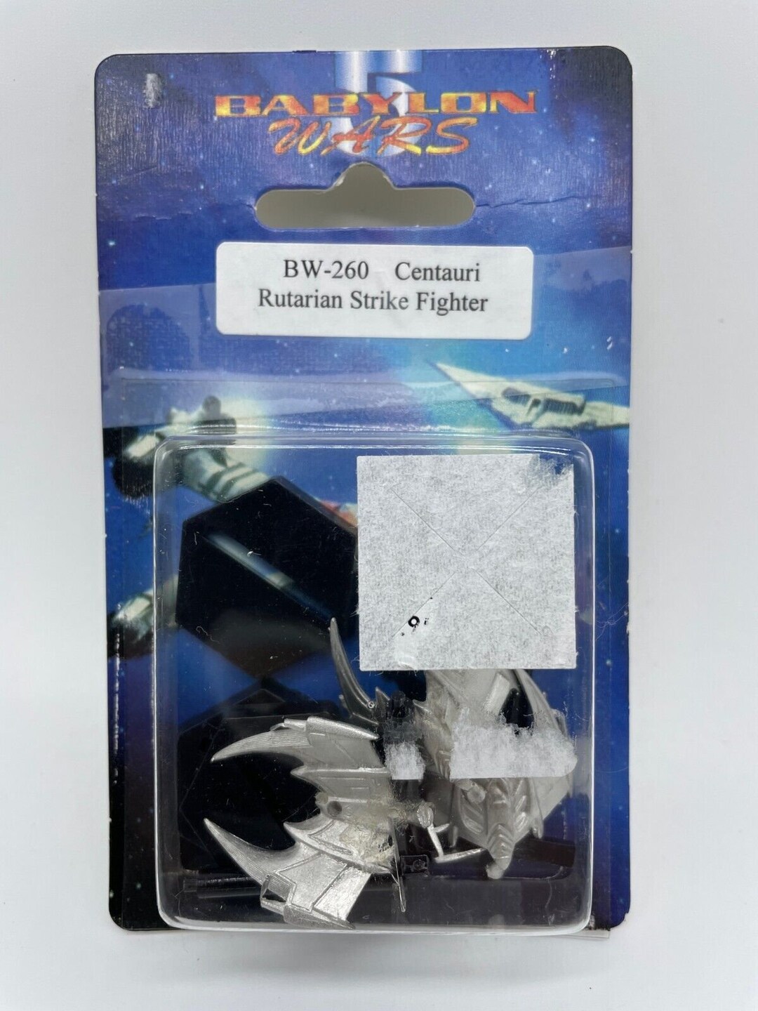 Babylon 5 Wars BW-260 Centauri Rutarian Strike Fighter Ship/game Set ...