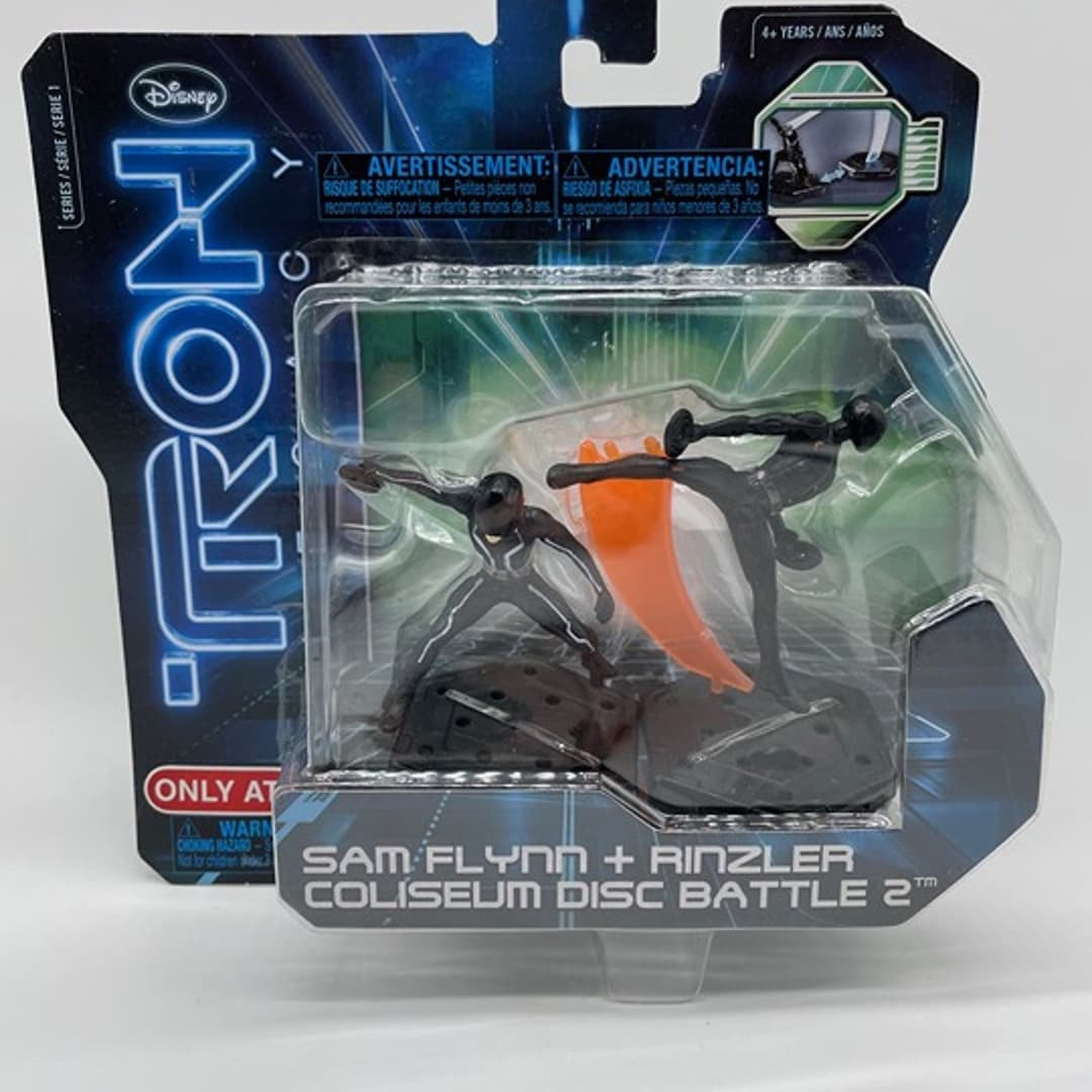 Tron Legacy Series 1 Sam Flynn/rinzler Disc Battle 2 Action Pack ...