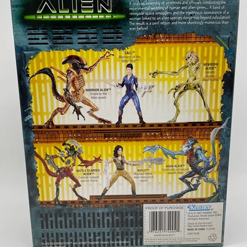 Kenner Alien Resurrection Movie Alien Warrior Action Figure Set, 1997 ...