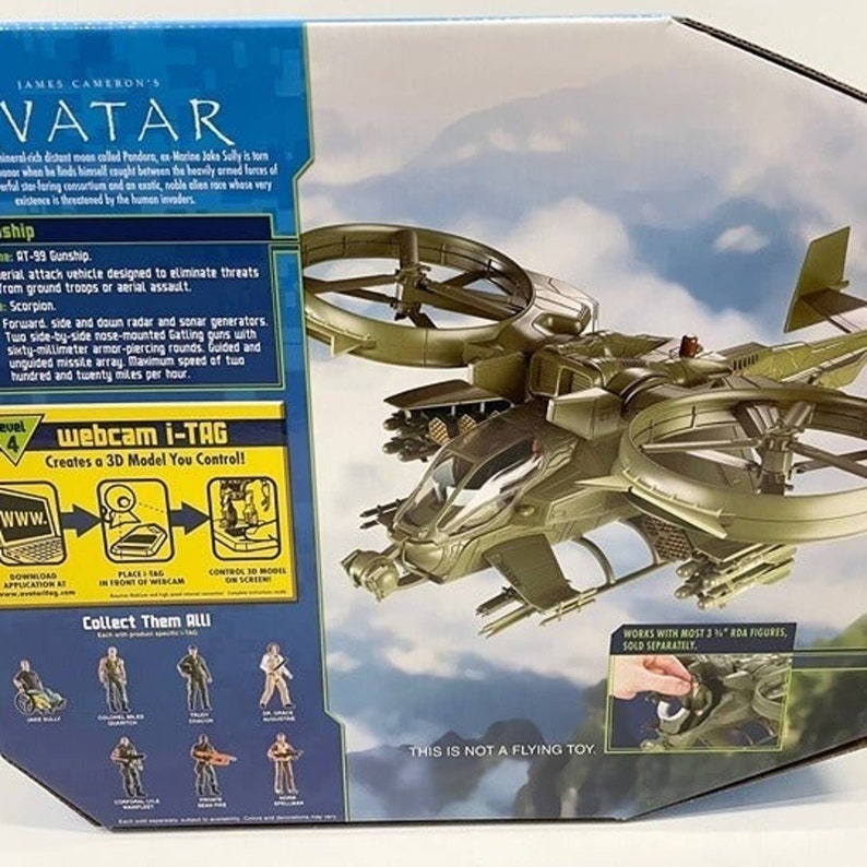 Mattel Avatar Movie RDA Gunship 3.75 Scale Creature Set - Etsy
