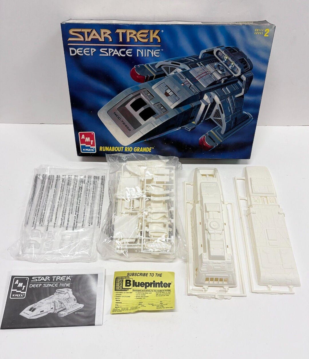 Star Trek AMT ERTL Runabout Rio Grande Set Plastic Model Kit, Vintage ...