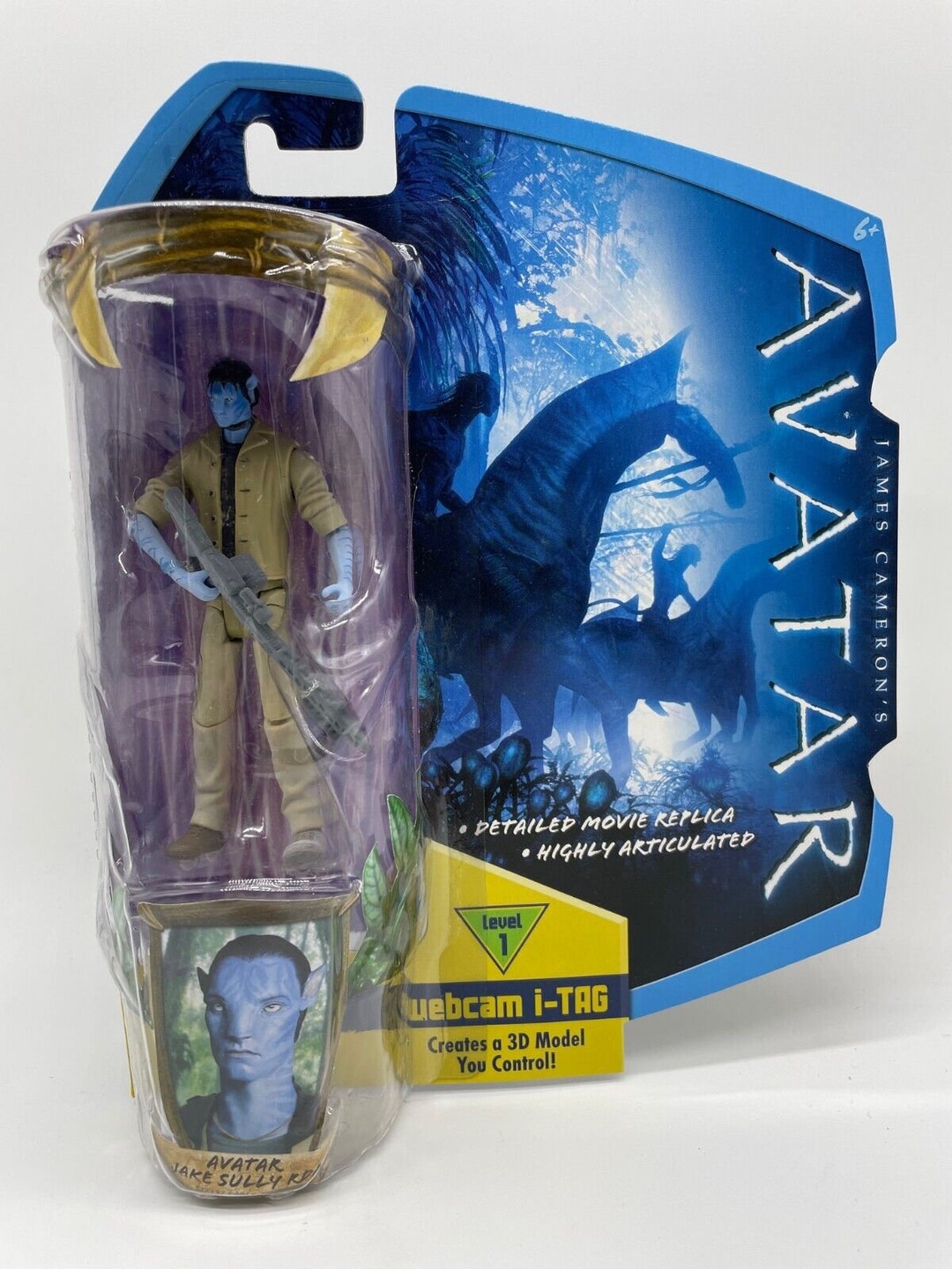 James Cameron's Avatar Jake Scully RDA 3.75" Action Figure, Sealed 2009 ...