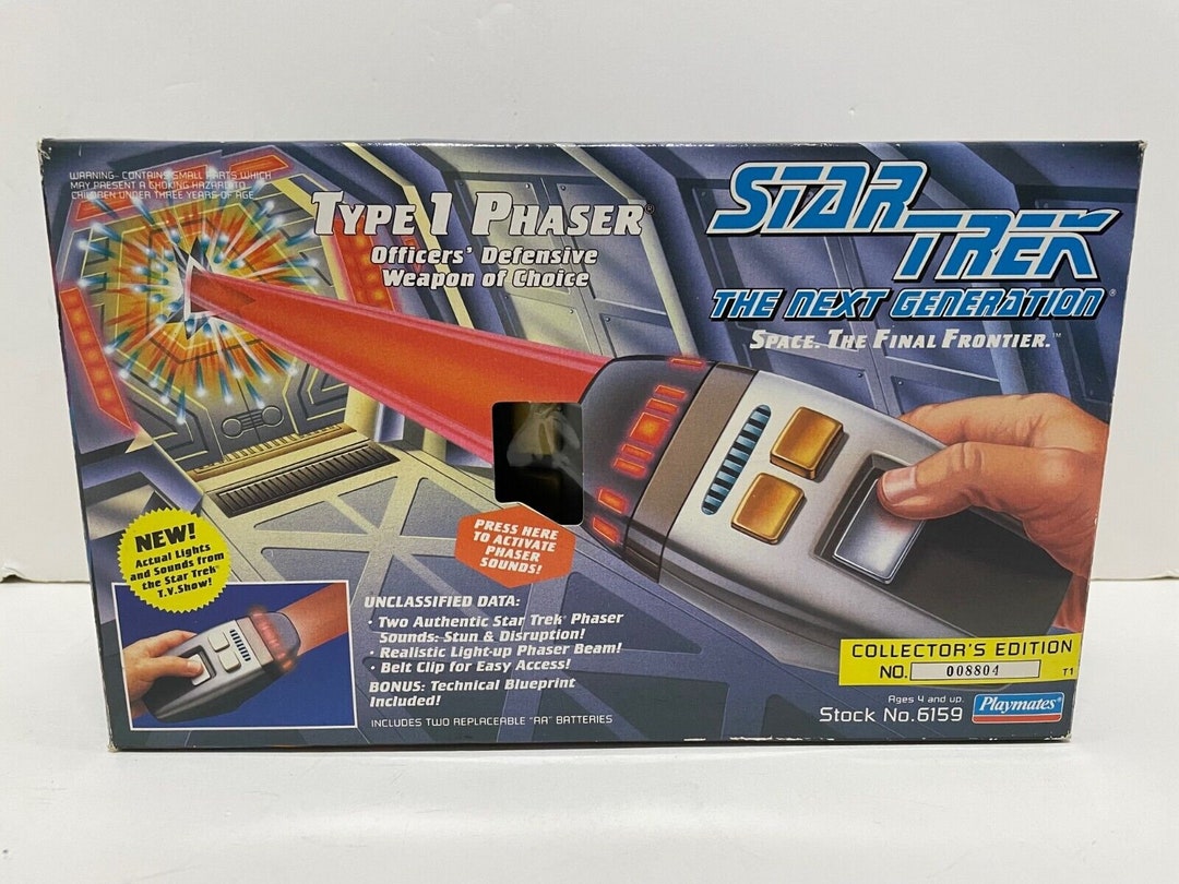 Star Trek the Next Generation Type 1 Phaser Blaster, Playmates - Etsy