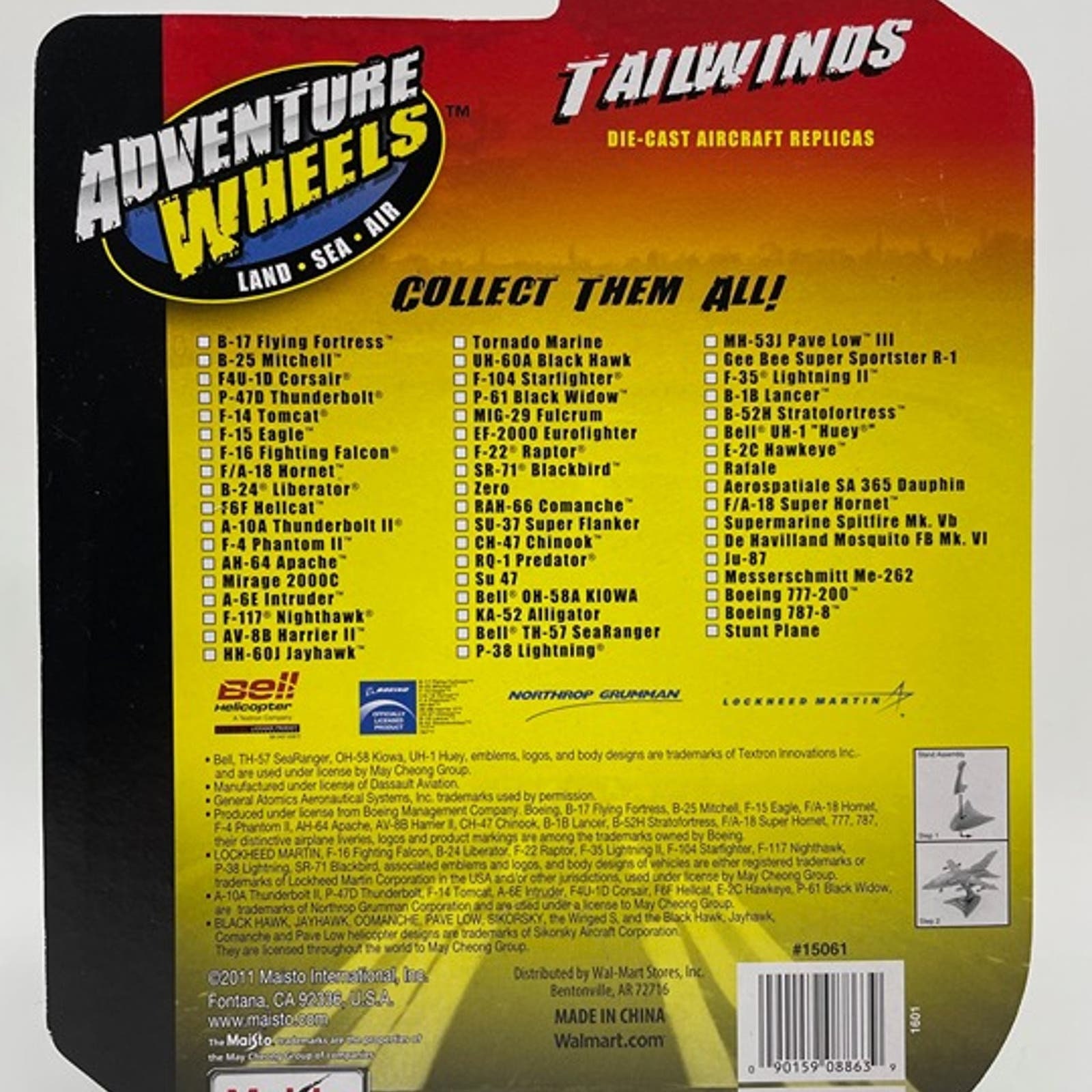 Maisto Tailwinds Adventure Wheels De Havilland Mosquito FB Mk. VI Die ...
