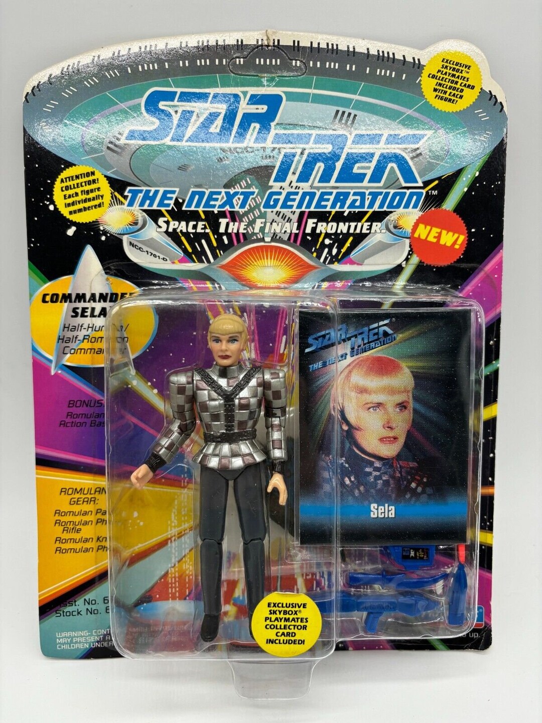 Star Trek Next Generation Playmates Commander Sela Action Figure Sealed ...