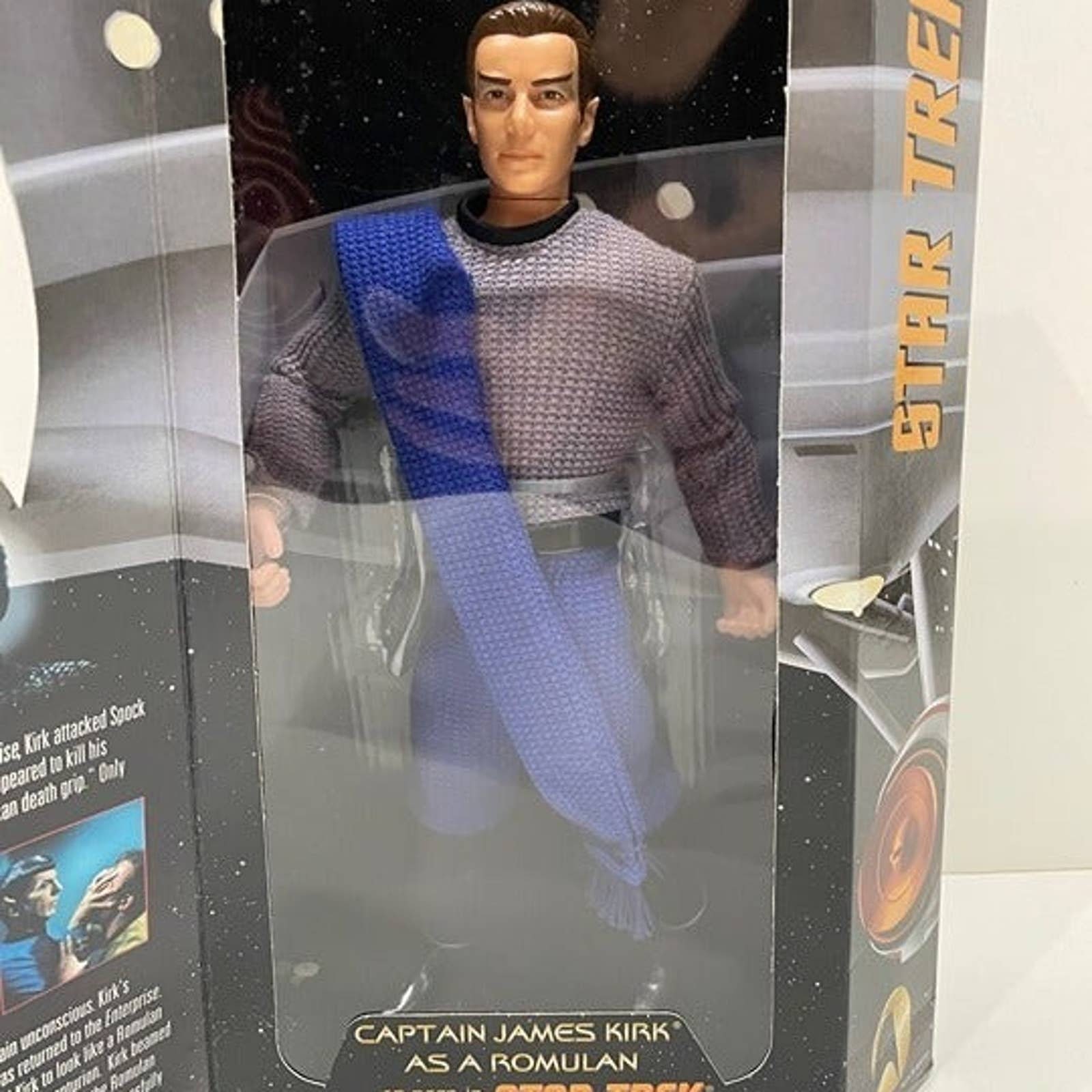 Star Trek Communicator Playmates 12" Kirk as Romulan Action Figure ...