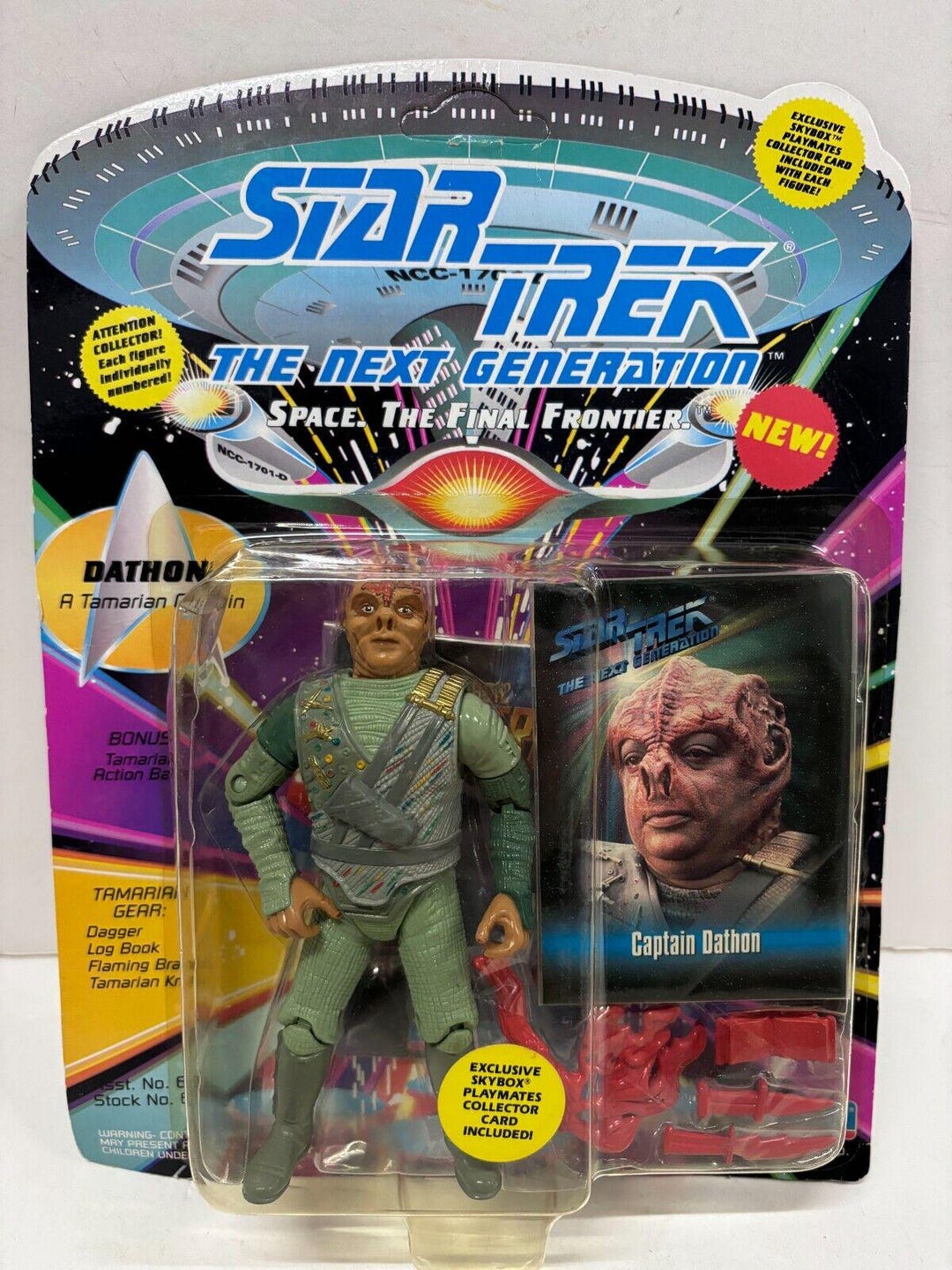 Star Trek Next Generation Playmates Dathon Action Figure Sealed 1992 - Etsy