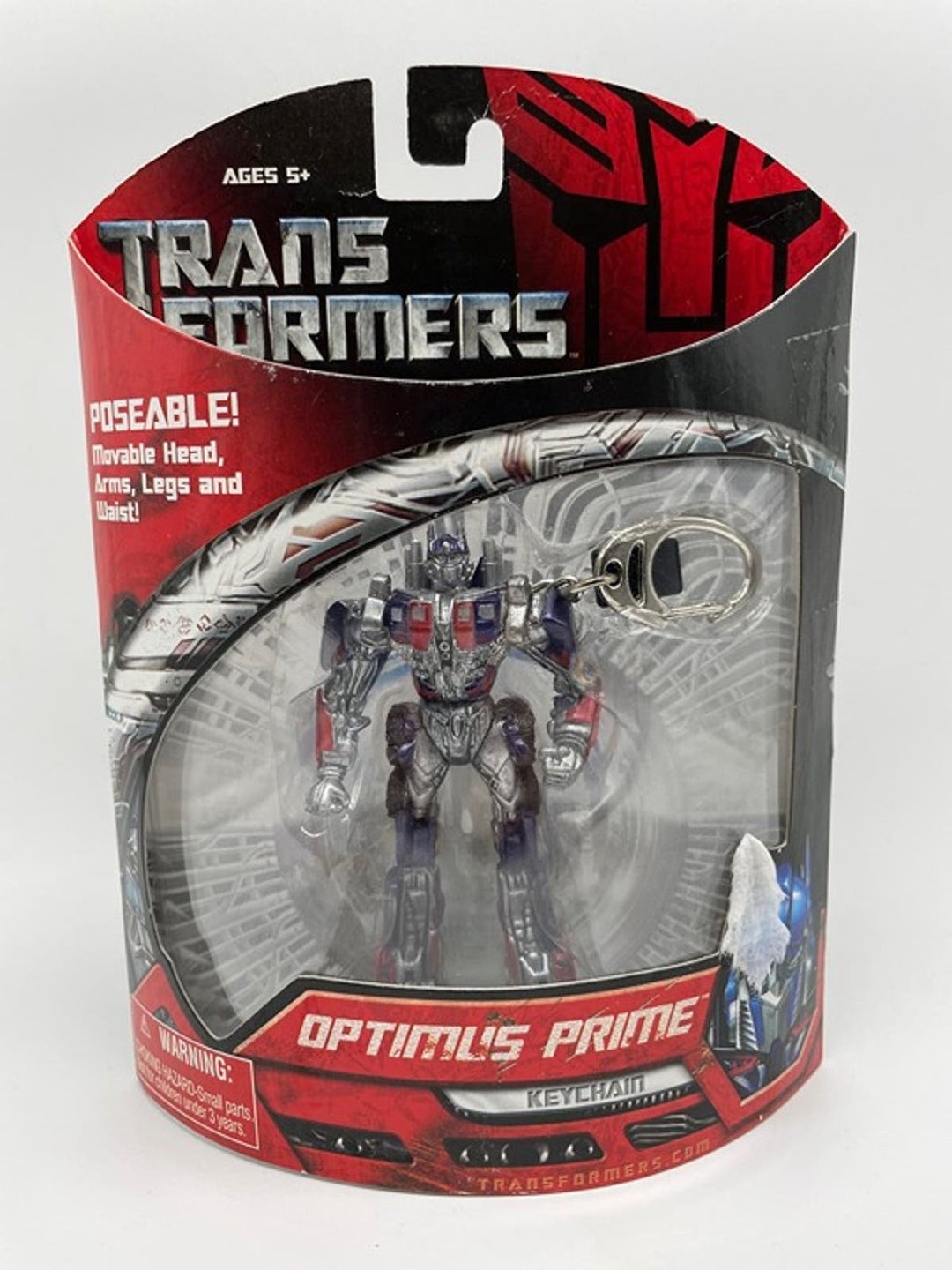 Transformers Optimus Prime Poseable 3.5 Action Figure Keychain, Hasbro ...