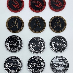 Star Trek Lot of 12 Art Asylum Plastic Tokens/coins, Borg Assimilation ...