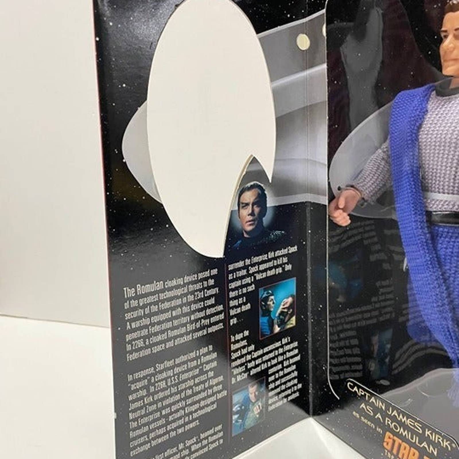 Star Trek Communicator Playmates 12" Kirk as Romulan Action Figure ...