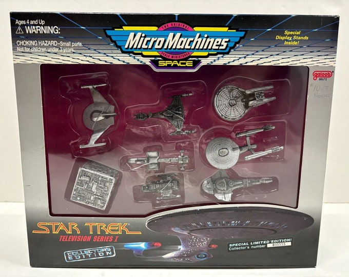 Star Trek Micro Machines Collector's Set Television Series #1 Sealed ...