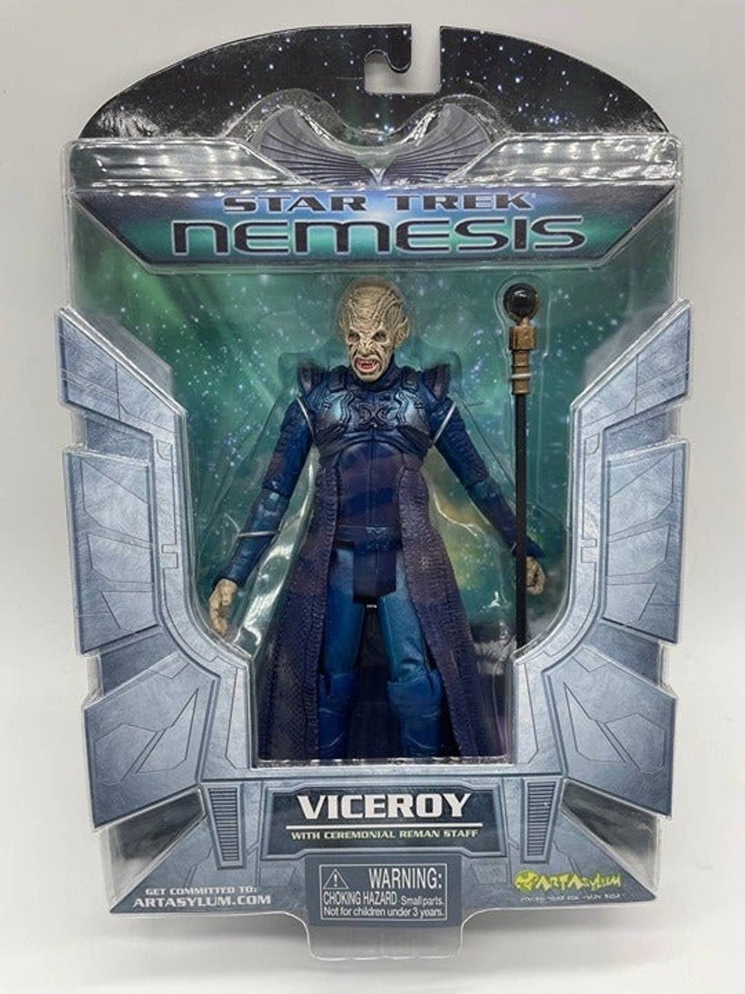 Star Trek Nemesis Viceroy Action Figure, Art Asylum NIB 2002 - Etsy