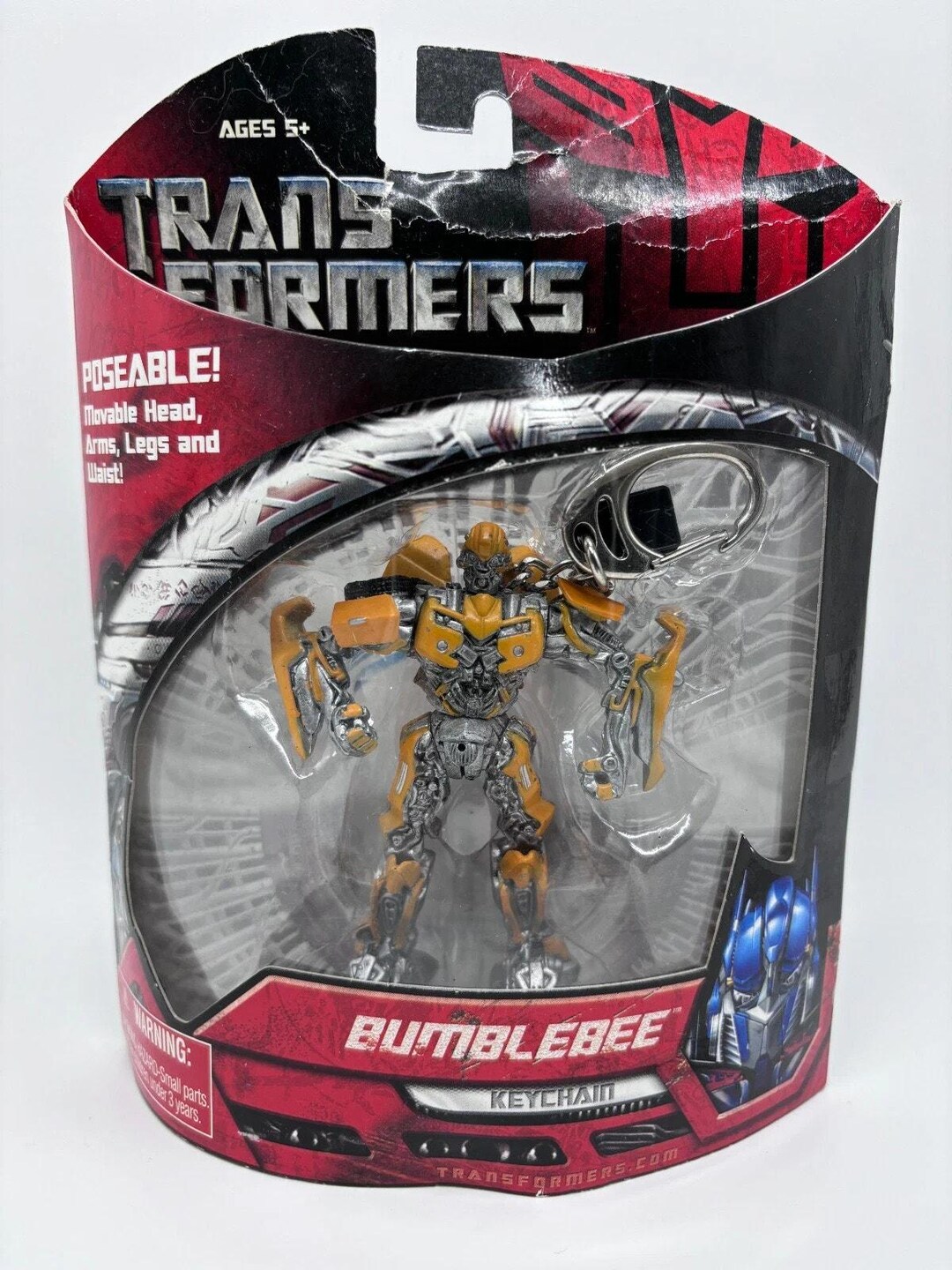 Transformers Bumblebee Poseable 3.5" Action Figure Keychain, 2007 ...