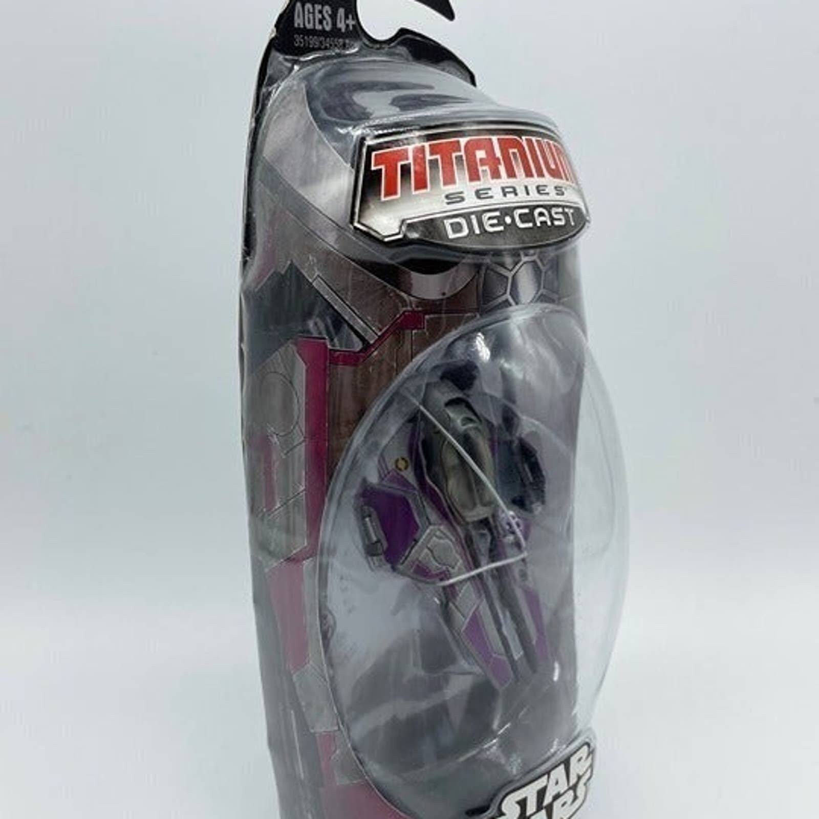 Star Wars Titanium Series Mace Windu Jedi Starfighter Die Cast, Galoob ...