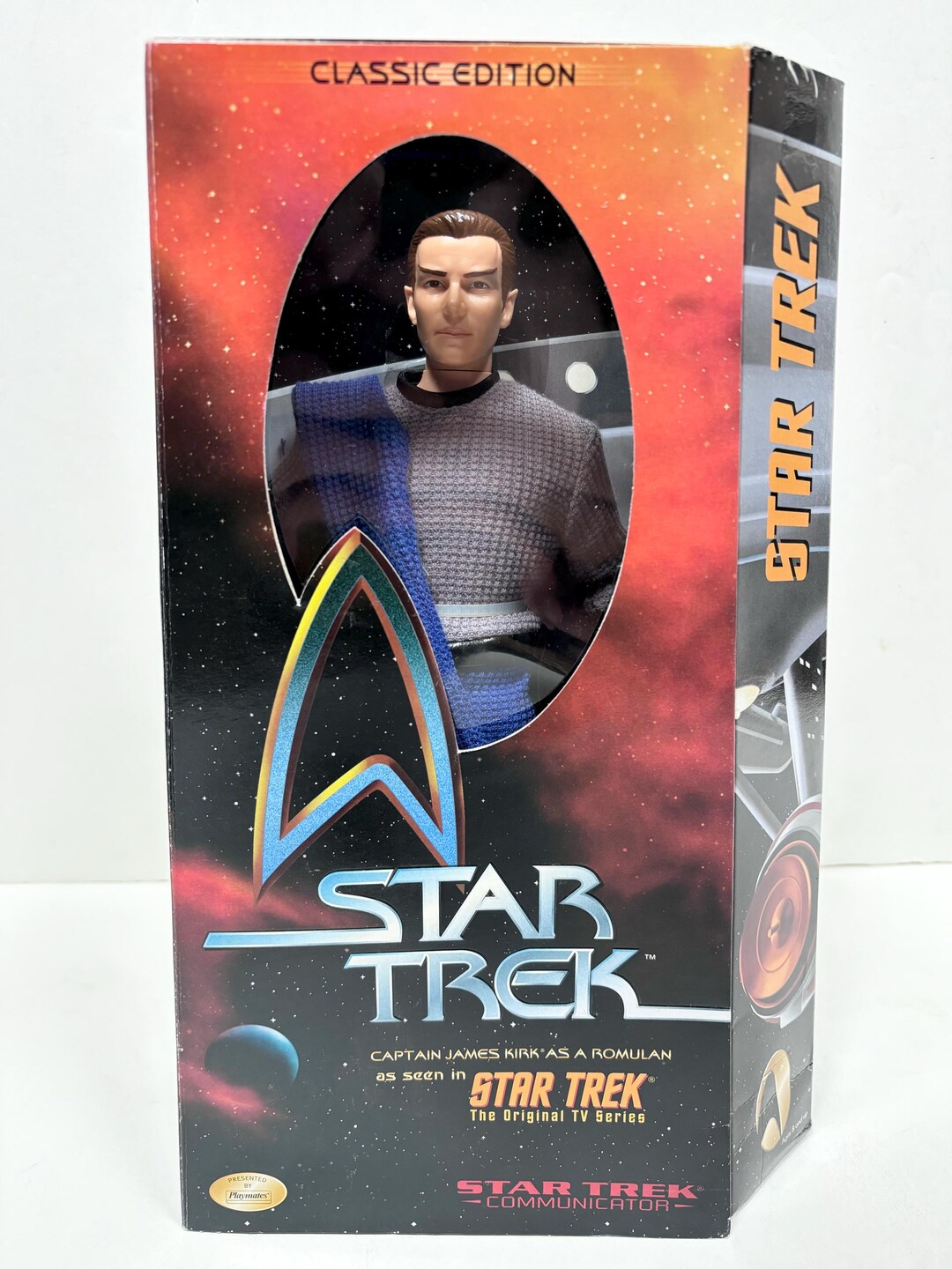 Star Trek Communicator Playmates 12" Kirk as Romulan Action Figure ...