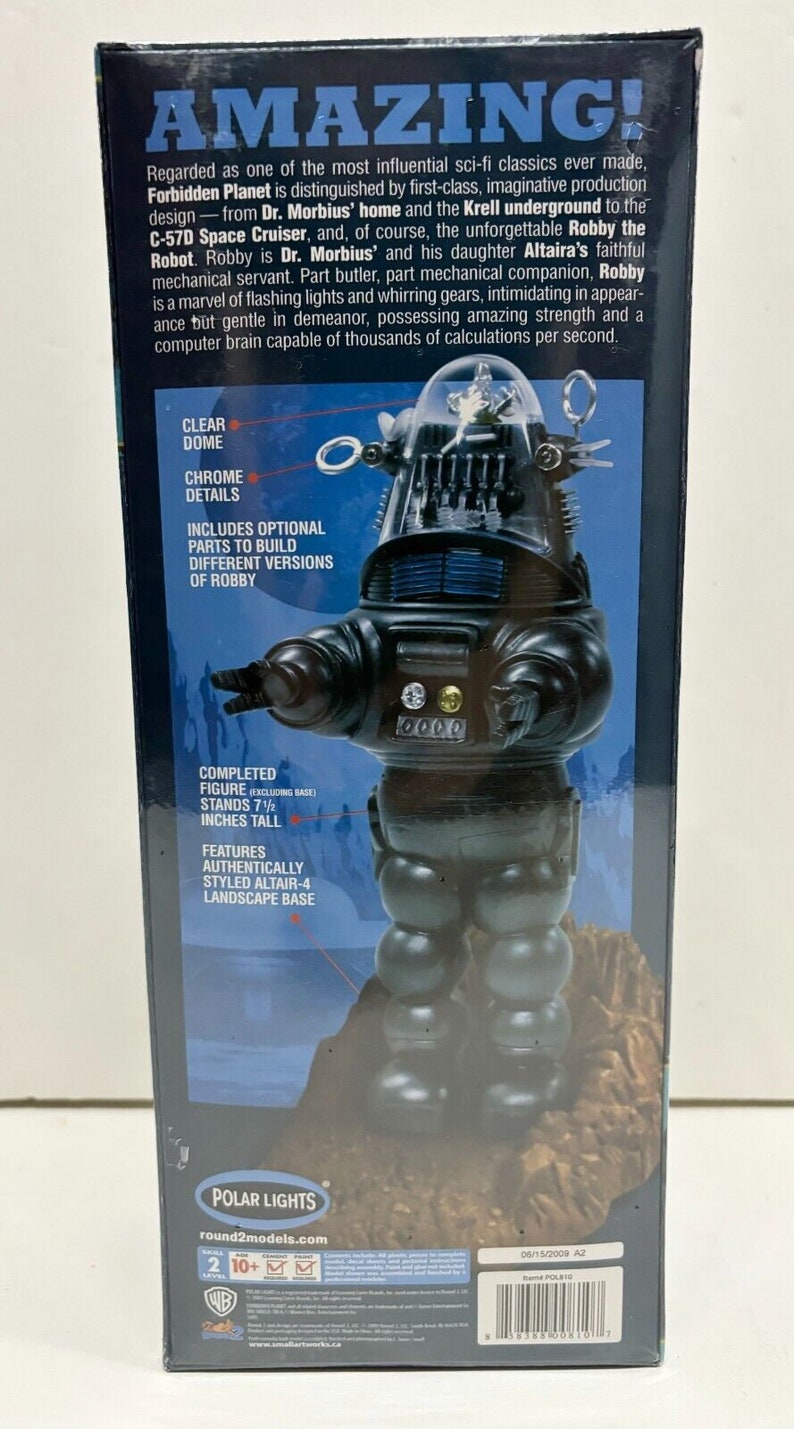 Lost in Space Polar Lights Forbidden Planet Robby the Robot Model Kit ...