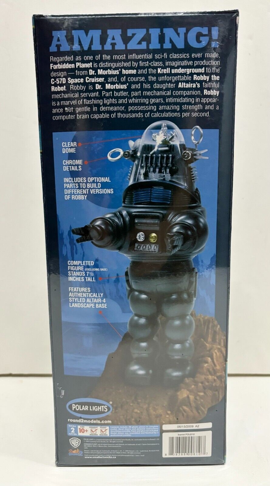 Lost in Space Polar Lights Forbidden Planet Robby the Robot Model Kit ...