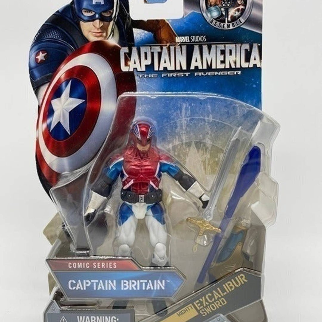 Marvel Captain America First Avenger #06 Captain Britain Figure, 3.75 ...
