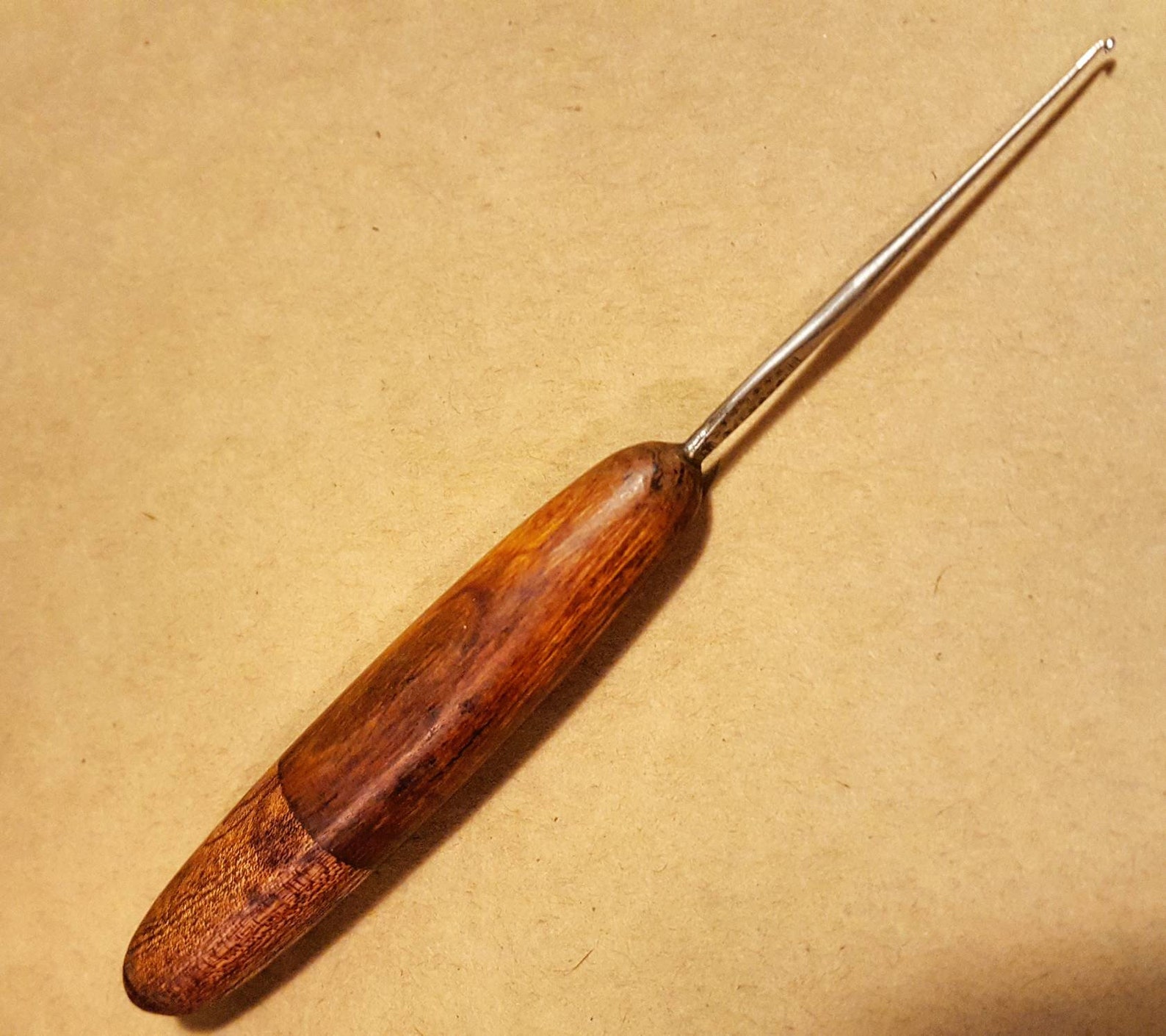 Handmade Wooden Handled Crochet Hook Ergonomic Sapele and | Etsy