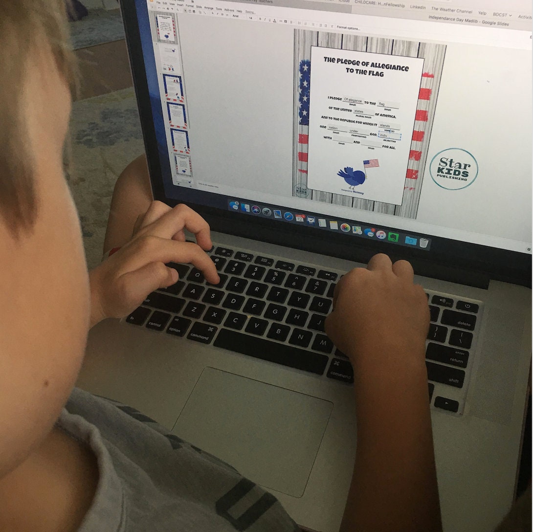 Summer Mad Lib Collection interactive Distance Learning Activities - Etsy