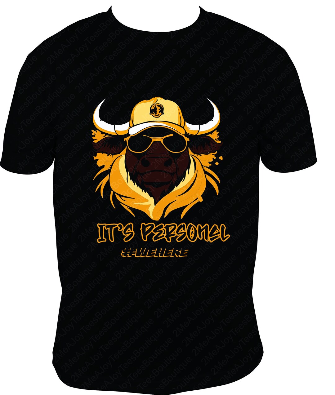 Buffalo Mascot Shirt Buffalo T Shirt Black Buffalo Shirt - Etsy