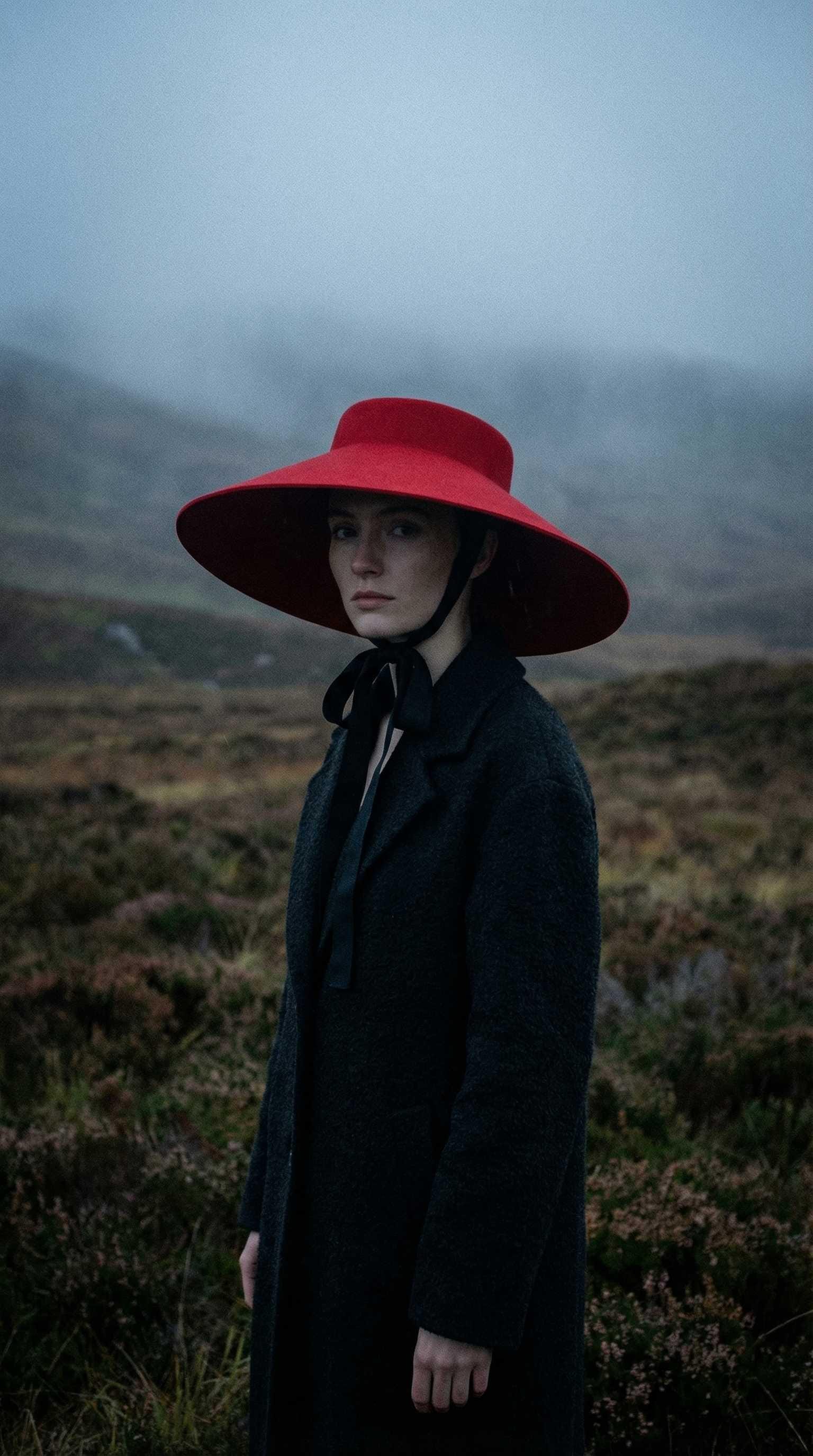 Audrey-inspired Black Wide Brim Felt Hat With Ribbon - Etsy