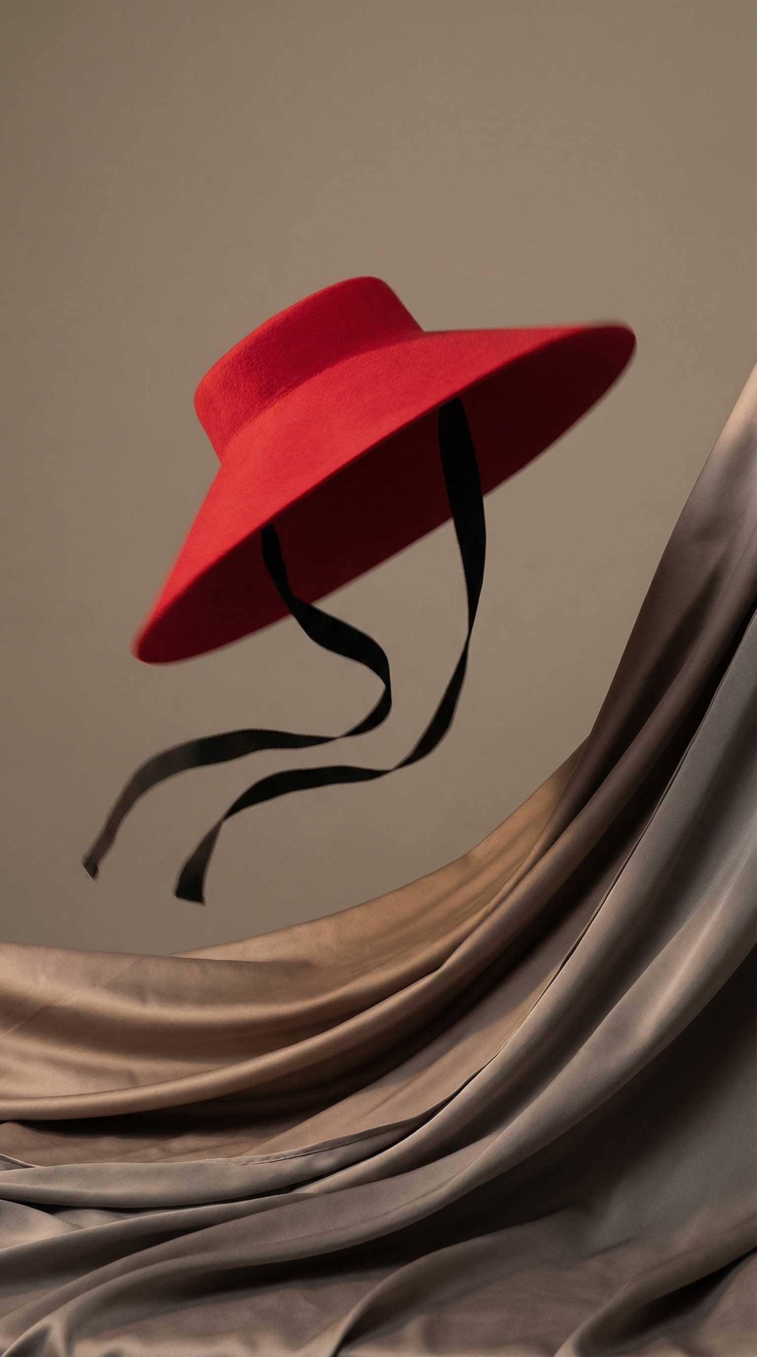 Audrey-inspired Black Wide Brim Felt Hat With Ribbon - Etsy