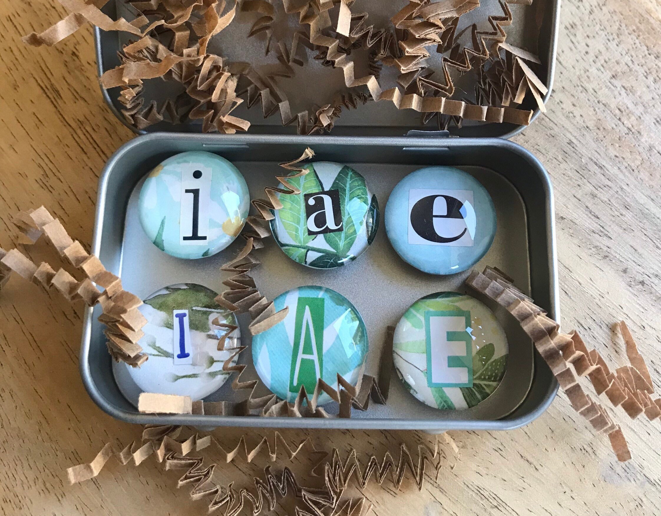 Custom Glass Magnets Personalized Letter Gift Name Present - Etsy