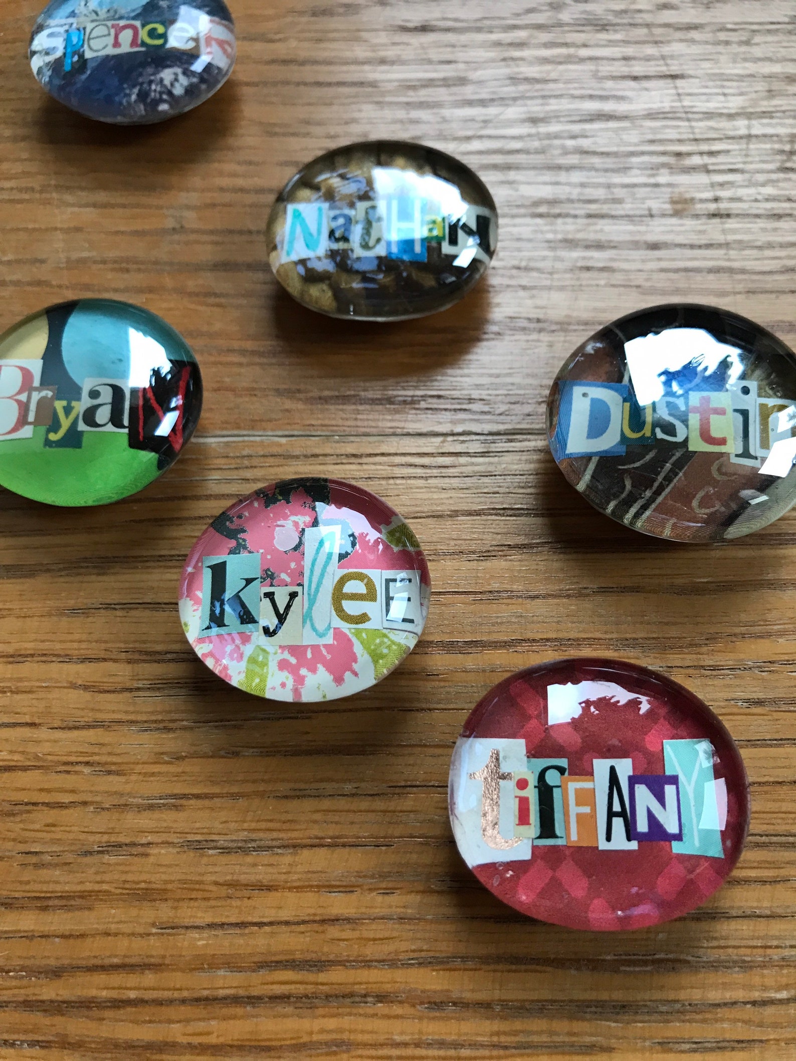 Custom Glass Magnet Super Strong Magnet Letter Magnet - Etsy