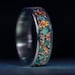 Michigan Yooper Glow and Isle Royale Greenstone - Titanium Band - Etsy