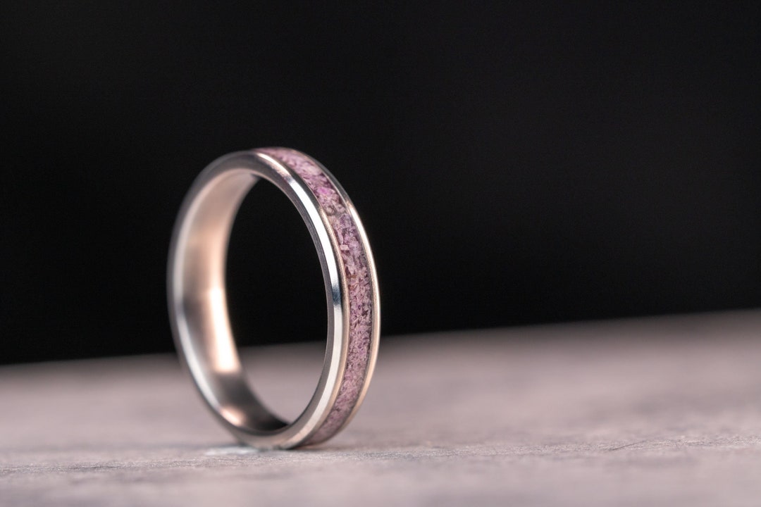 Ruby and Titanium Ring - Etsy