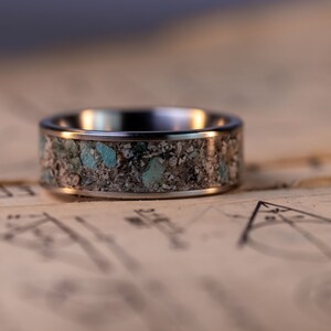 Michigan Yooper Glow and Leland Blue - Titanium Band - Etsy