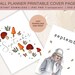 Printable Monthly Cover Pages Fall Planner Covers September - Etsy