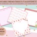 Printable Memo Sheets Valentine's Day Theme, Printable Memo Pads for ...