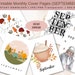 Printable Monthly Cover Pages Fall Planner Covers September - Etsy