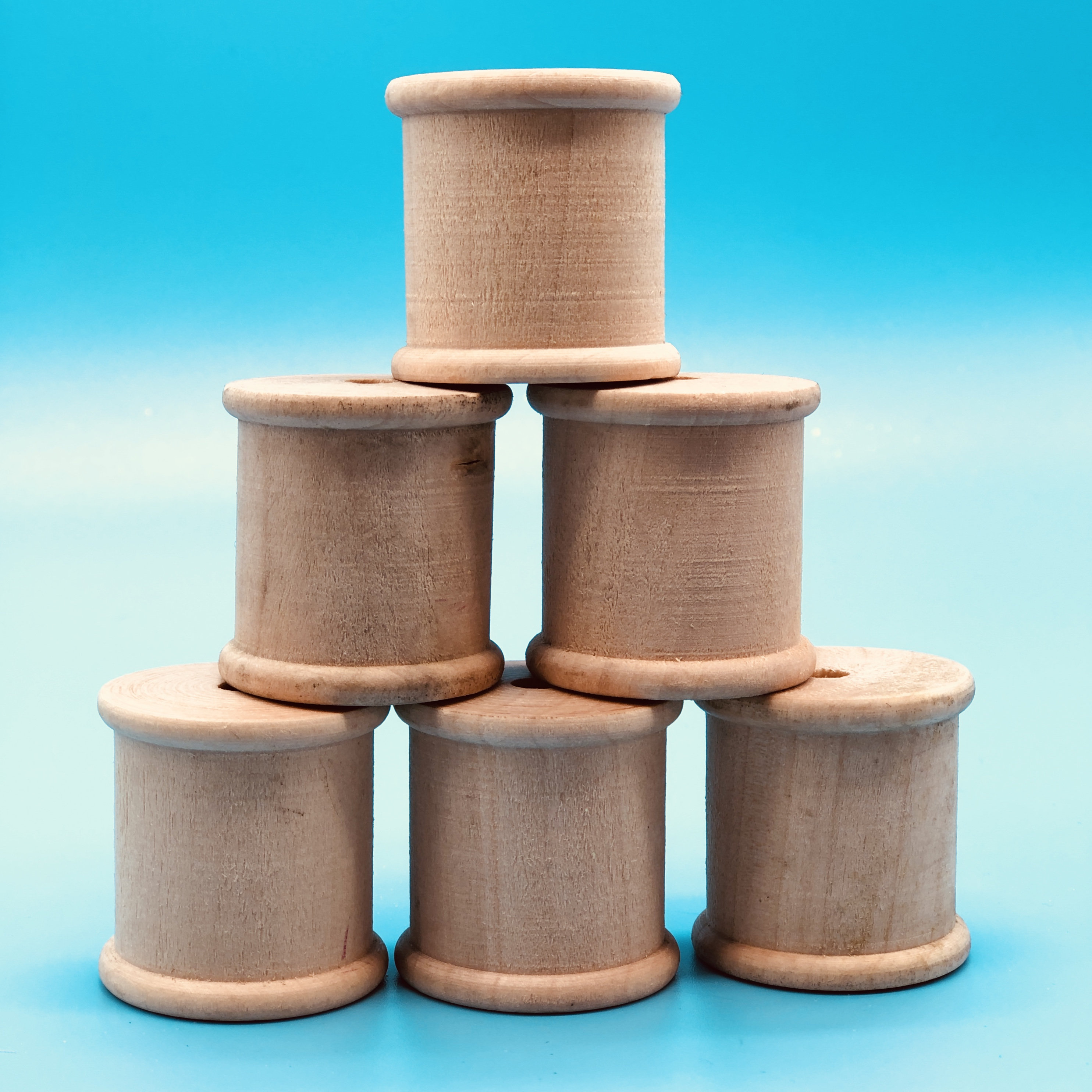 Wooden Cotton Reels - Etsy UK