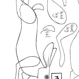 Needle Felted Leaping Hare Pdf Download Instructions - Etsy UK